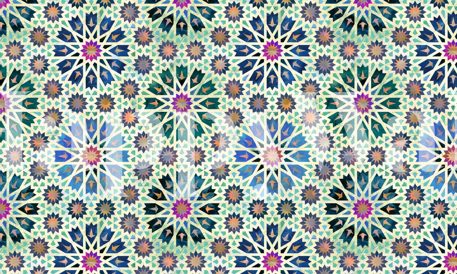 Buy Tangier Tile Multi Wallpaper – Happywall