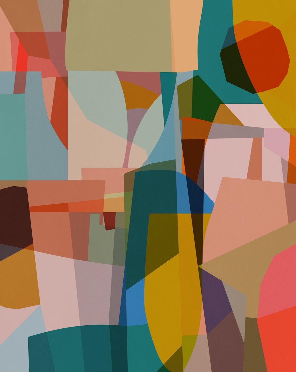 Geometric Landscape 3 Wallpaper - Buy Now on Happywall