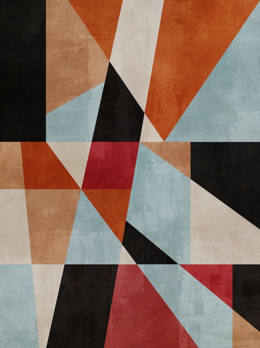 Modern Geometric Colorful Wallpaper