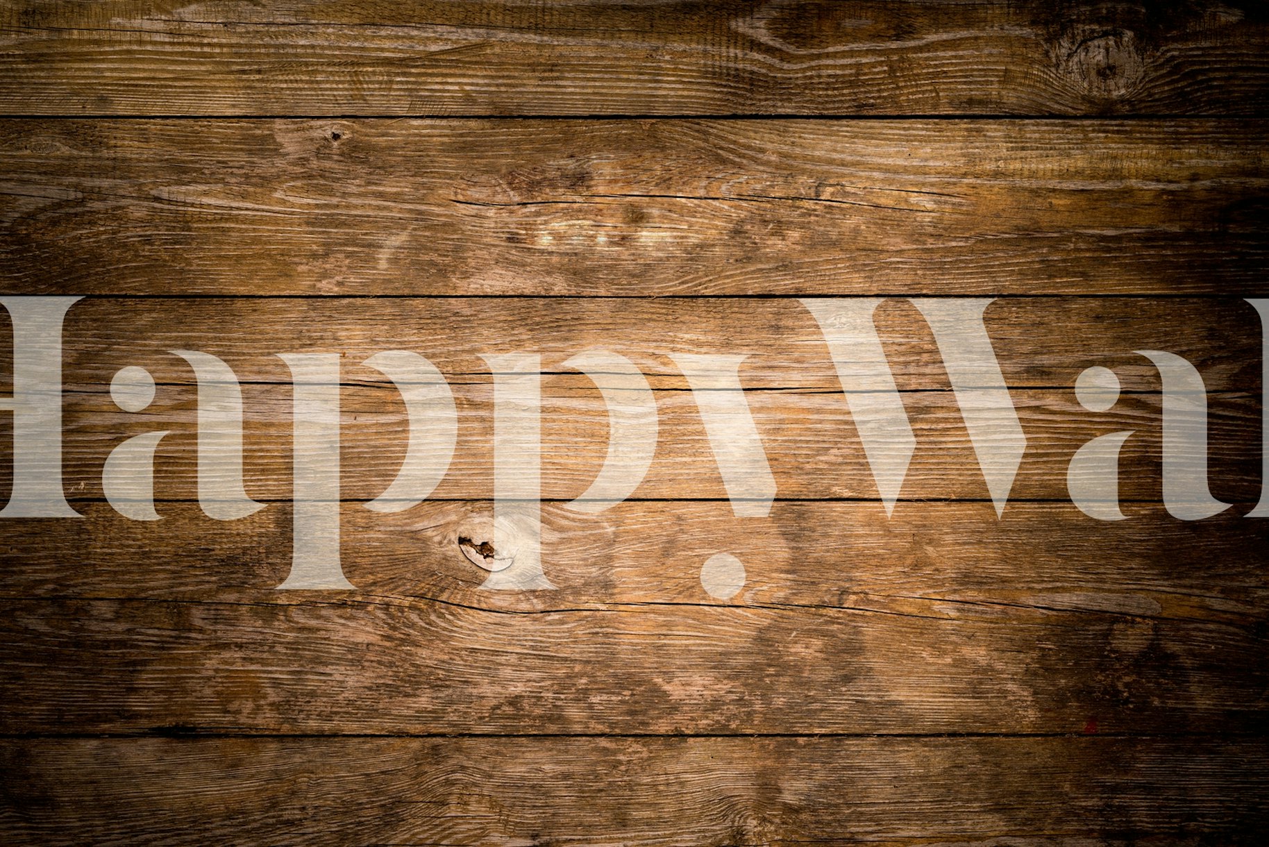 Rustic Wooden Wallpaper | Buy Online at Happywall