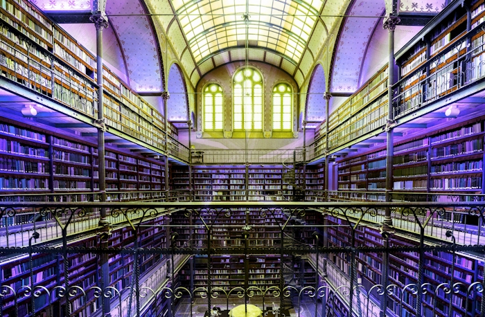Colorful Library Wallpaper - Unique and Vibrant Wallpaper Designs