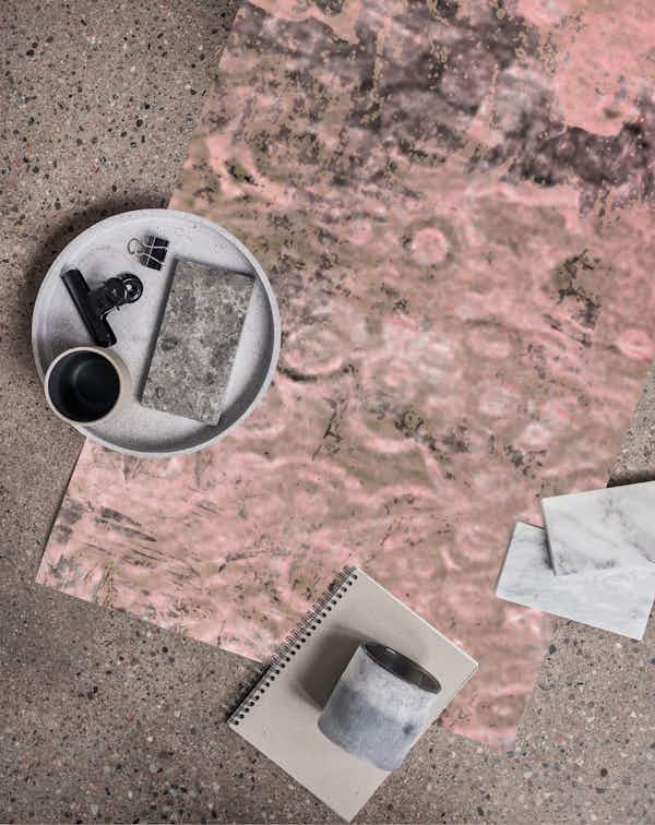 Buy Texture Blush Wallpaper Online - Happywall