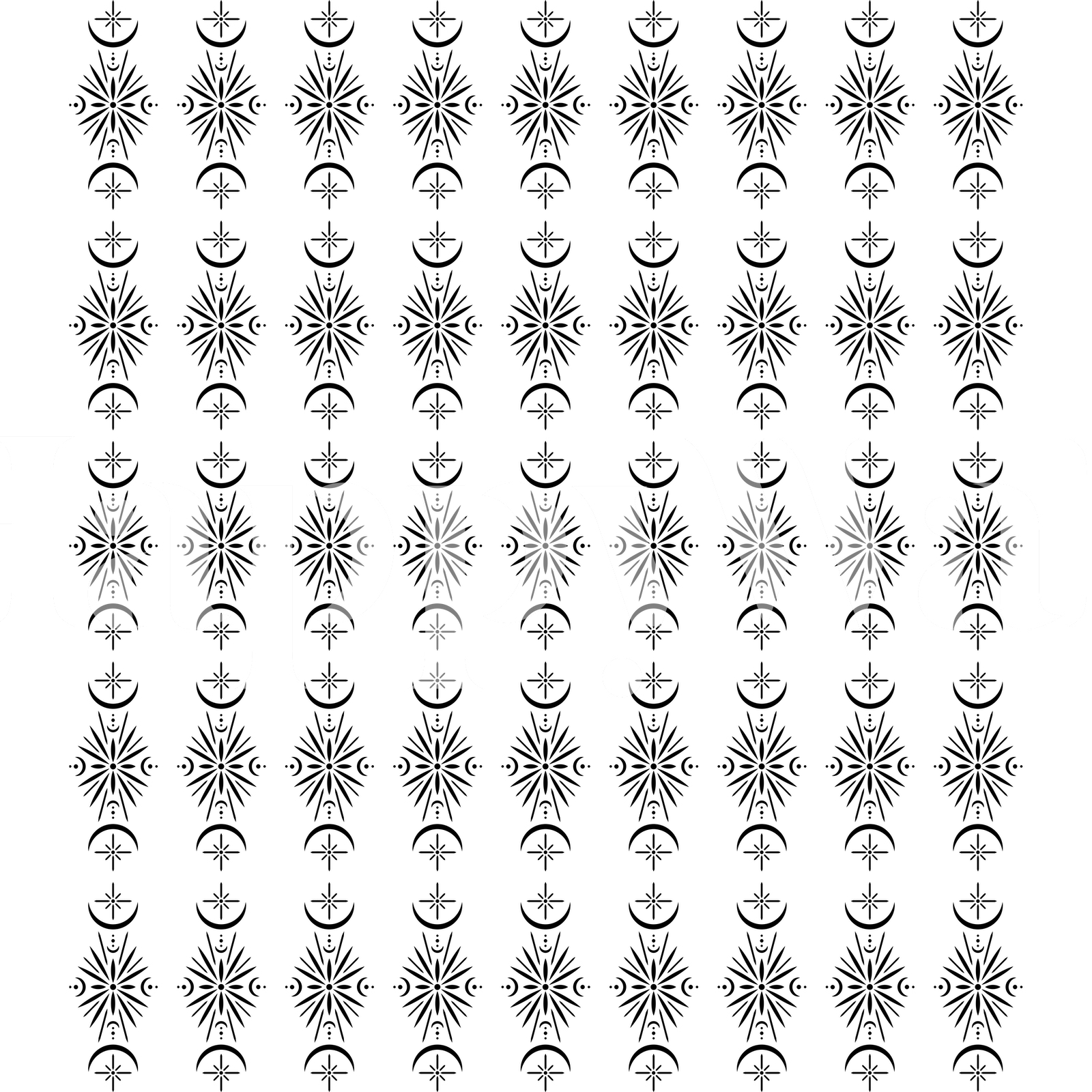 Moonflower Pattern Wallpaper - Buy Online at Happywall