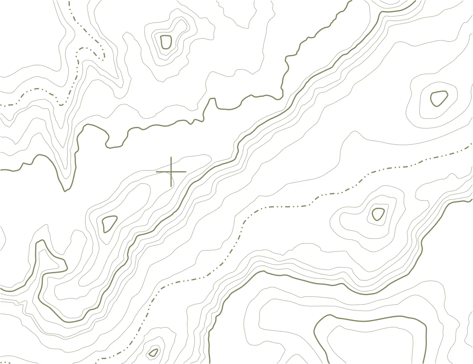 Green topographical map wallpaper - Happywall
