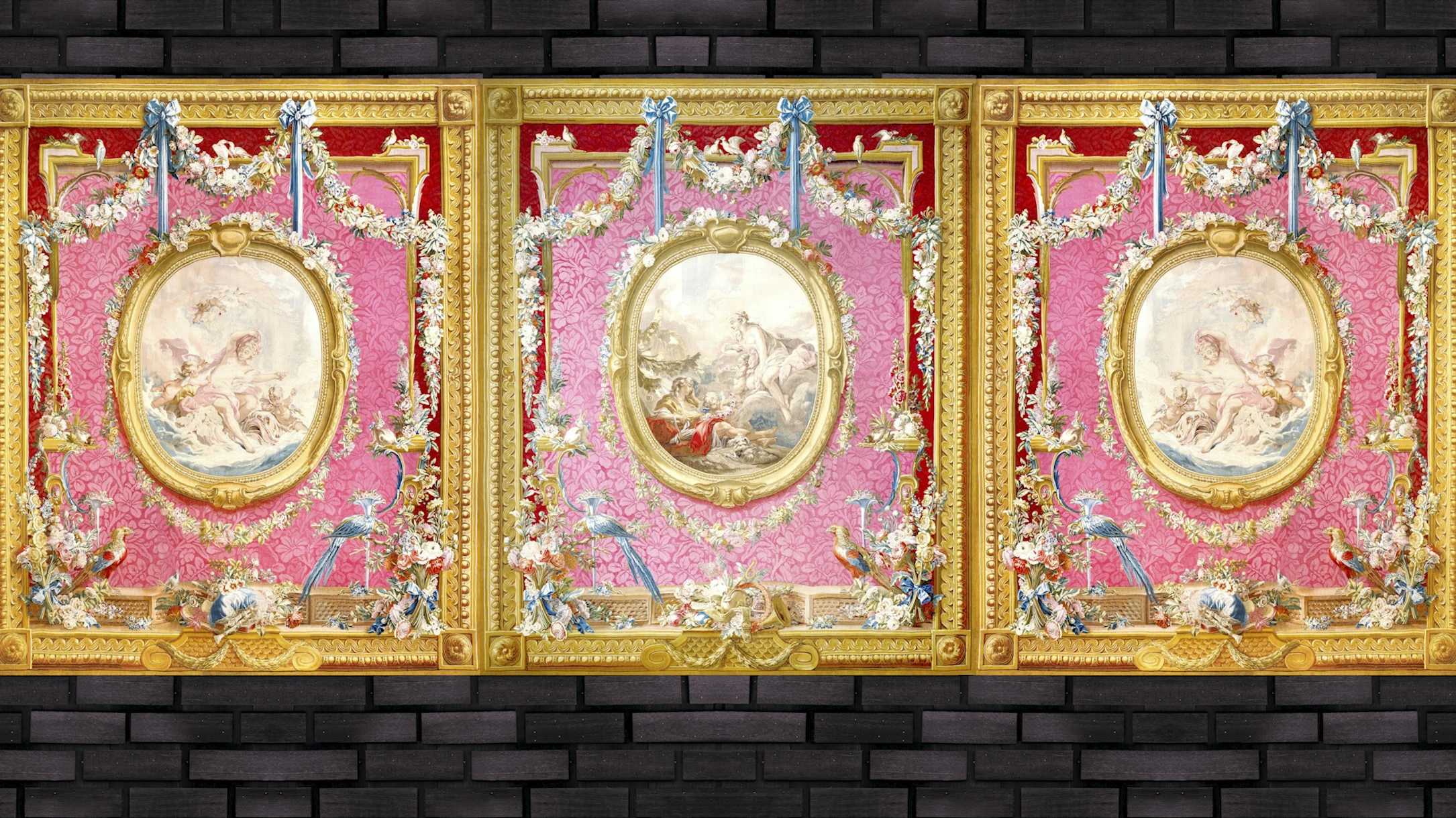 Glamour Wall Wallpaper - High quality, trendy design | Happywall