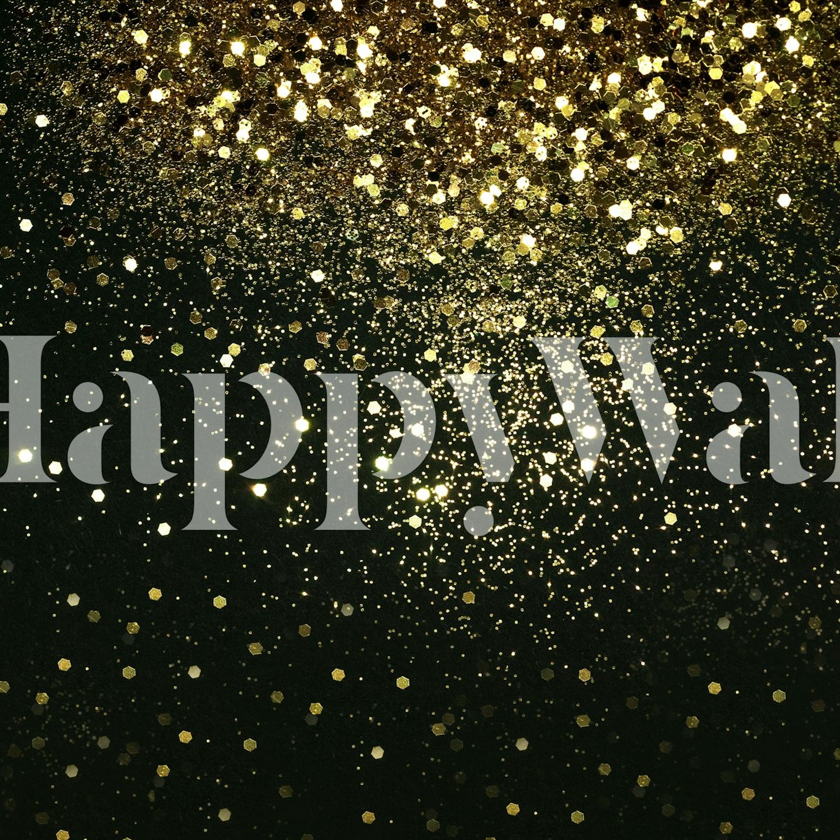Sparkling Gold Glitter Glam 2A Wallpaper - Buy Now on Happywall