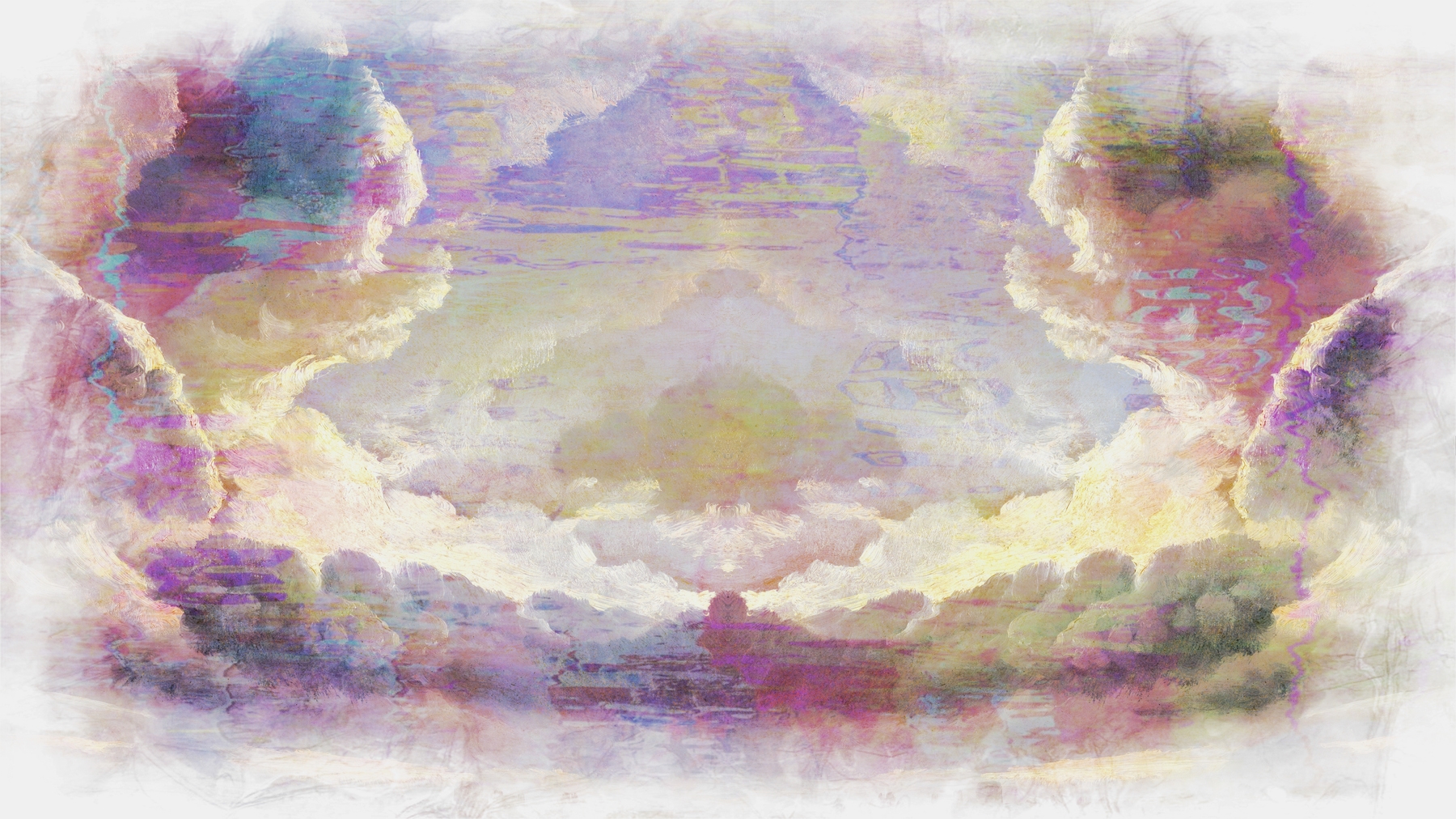 Soft Happy Clouds Wallpaper | Buy Happywall Wallpapers Online