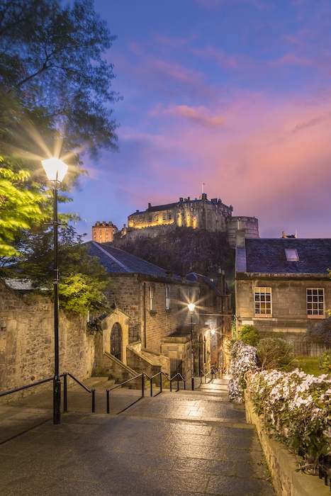 Edinburgh Castle Sunset Wallpaper - Happywall