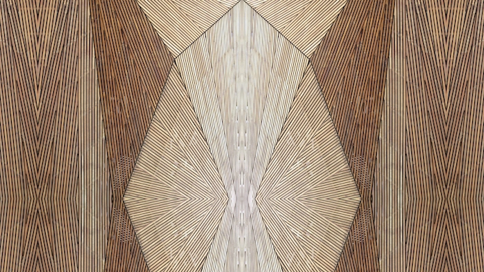 Geometric Wood Texture Wallpaper