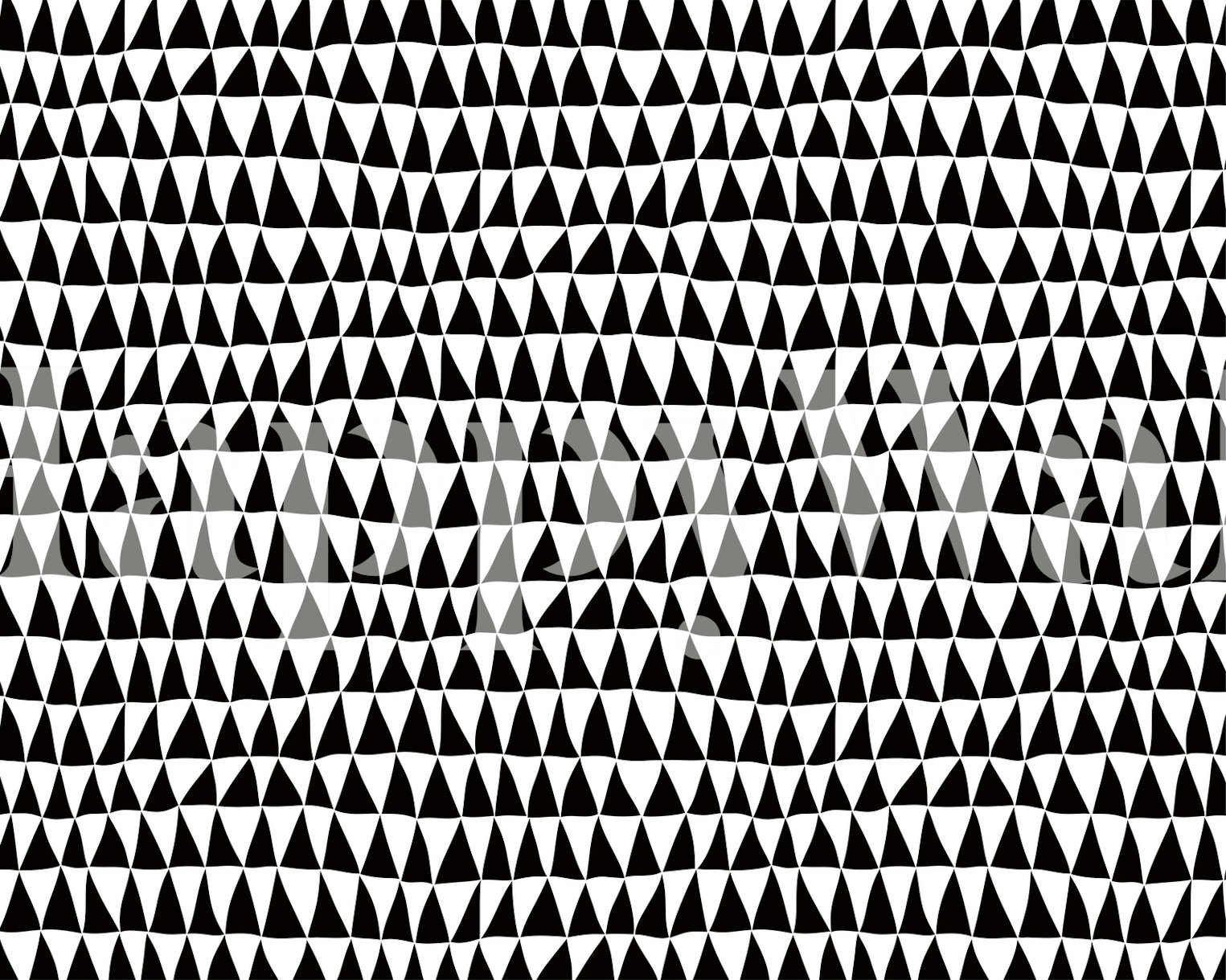 Odd Triangles Black and White Medium Wallpaper - Happywall