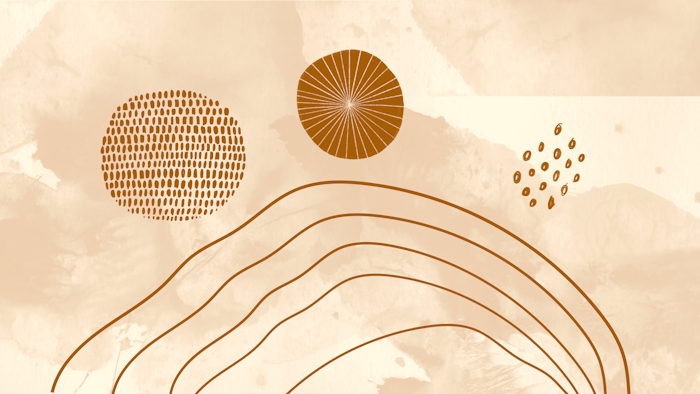 Mid-Century Autumn Wallpaper - Buy Online | Happywall