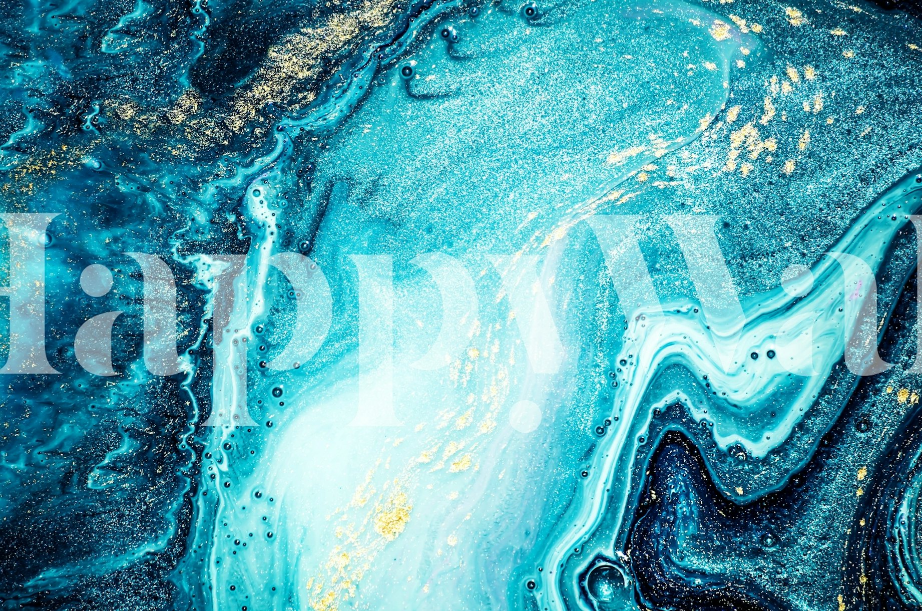 Blue Marble Ocean Wallpaper - Buy Online at Happywall