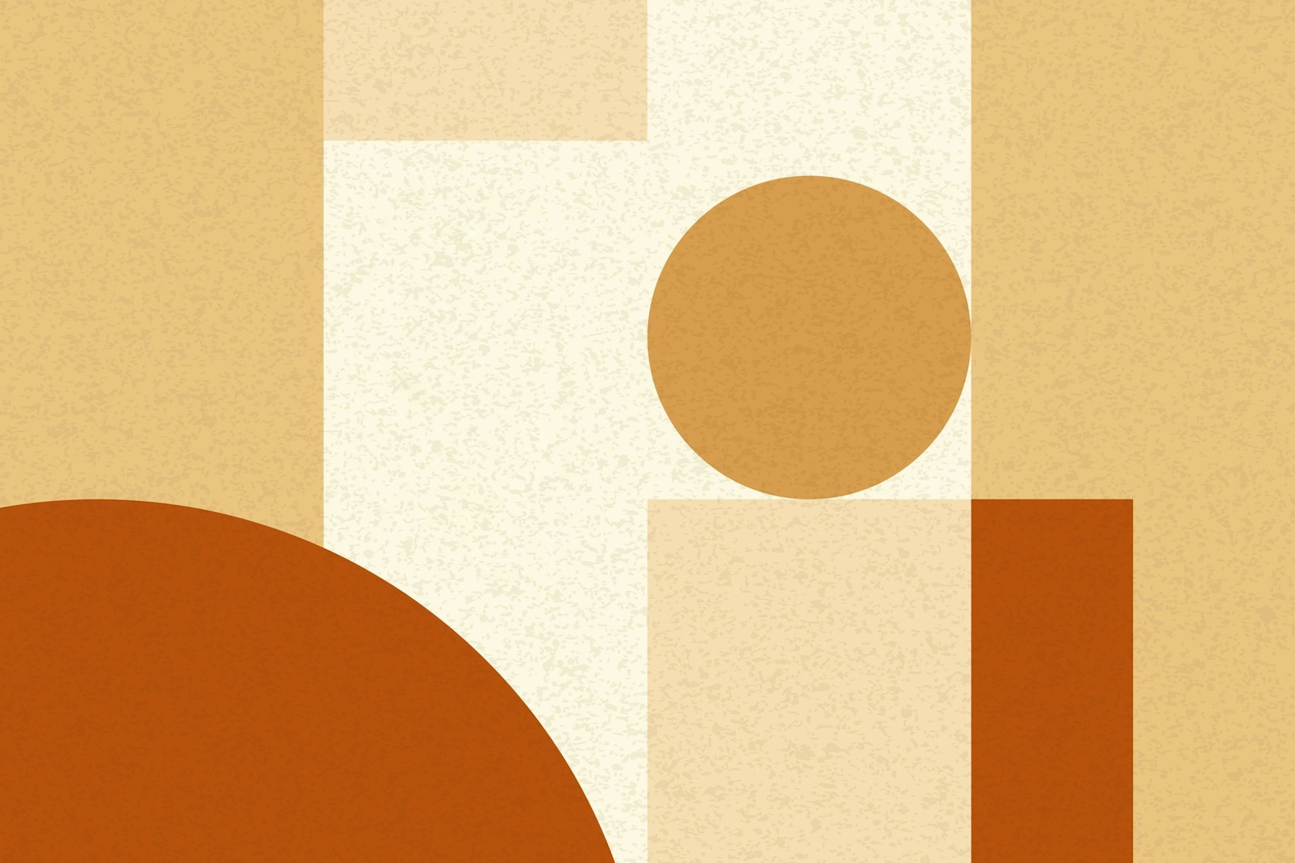 Mid Century Geo Wallpaper - Happywall