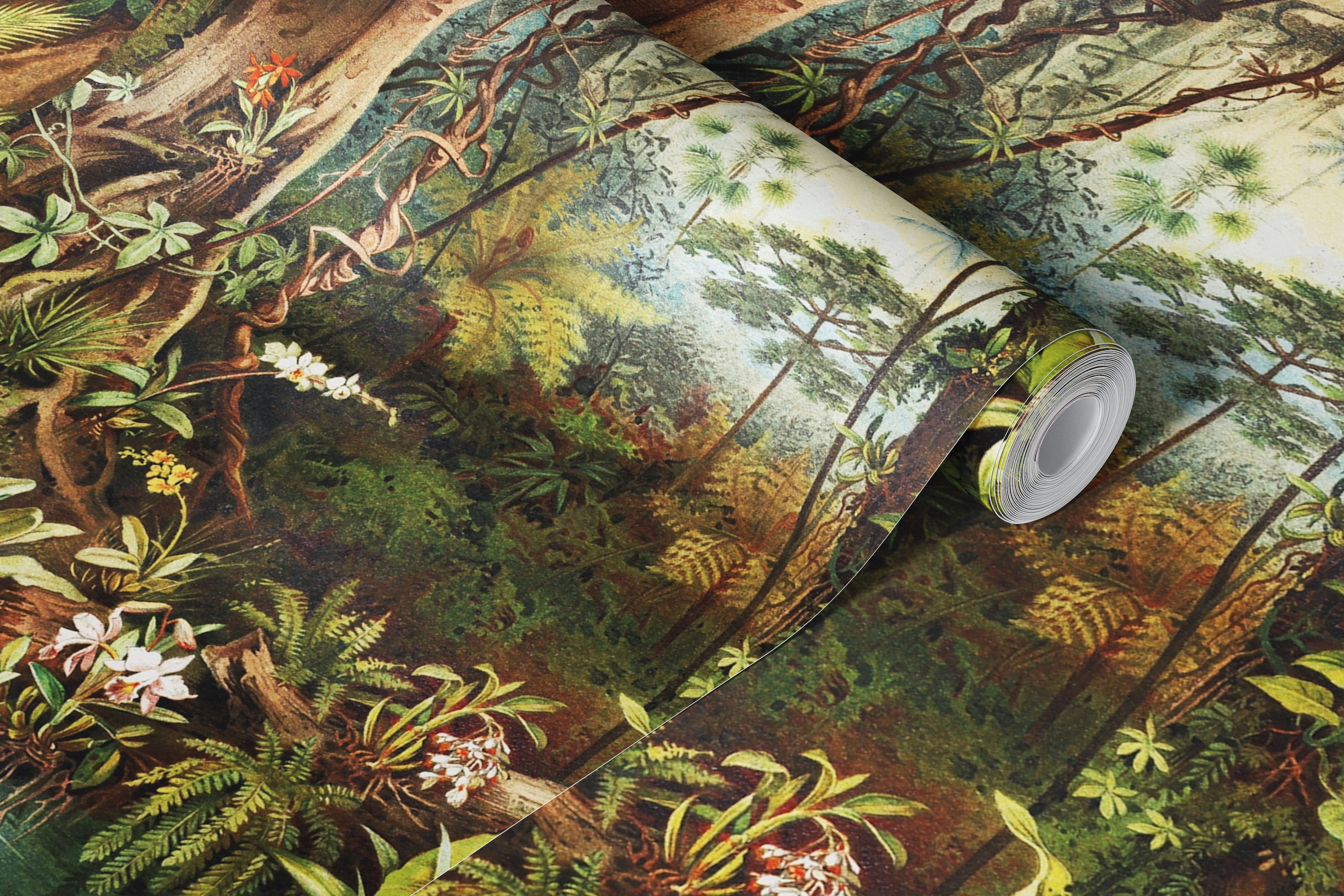Premium Vintage Jungle Wallpaper & Wall Murals | Happywall