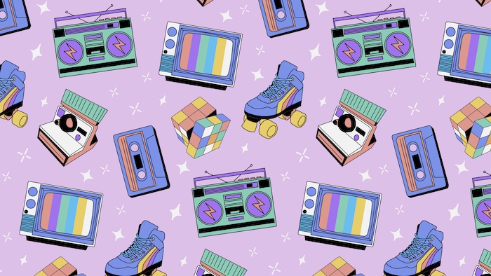 90s Kid Wallpaper - Nostalgic Retro Design | Happywall