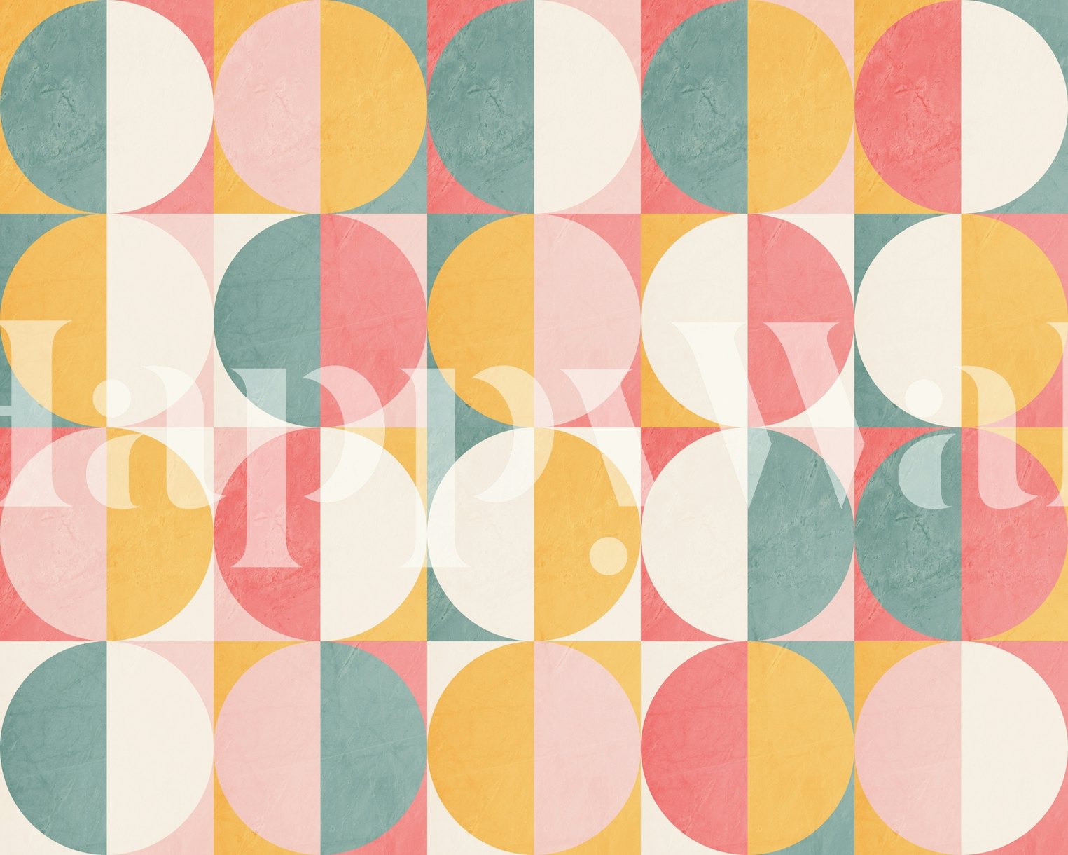 Mid Century Modern Pattern 3 Wallpaper | Happywall