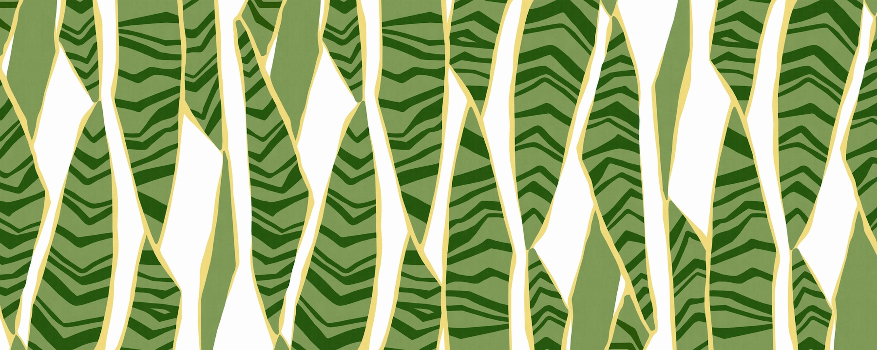 Vibrant Plant Pattern Wallpaper | Happywall