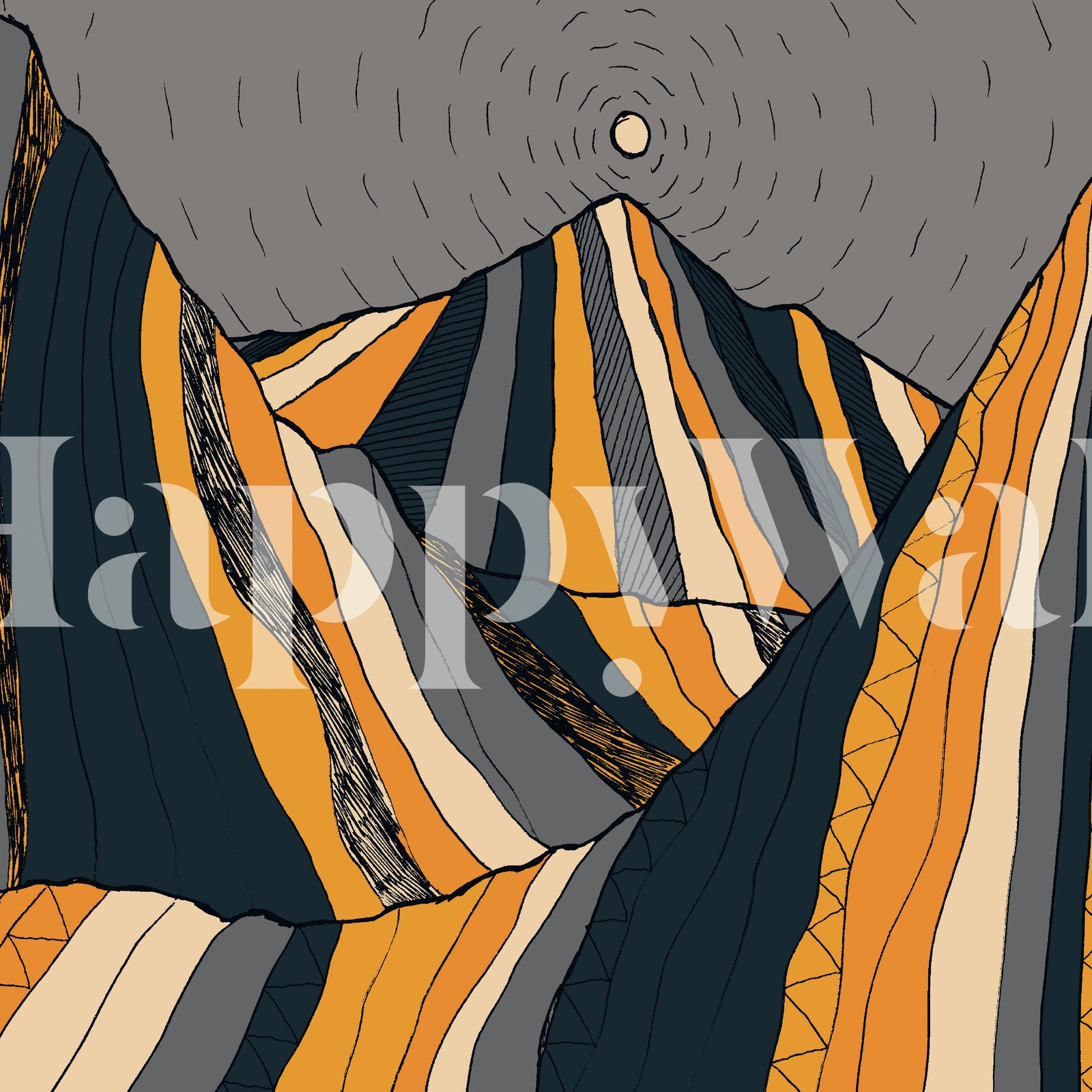 Get lost in the Beauty of The Grey Sky Wallpaper - Happywall