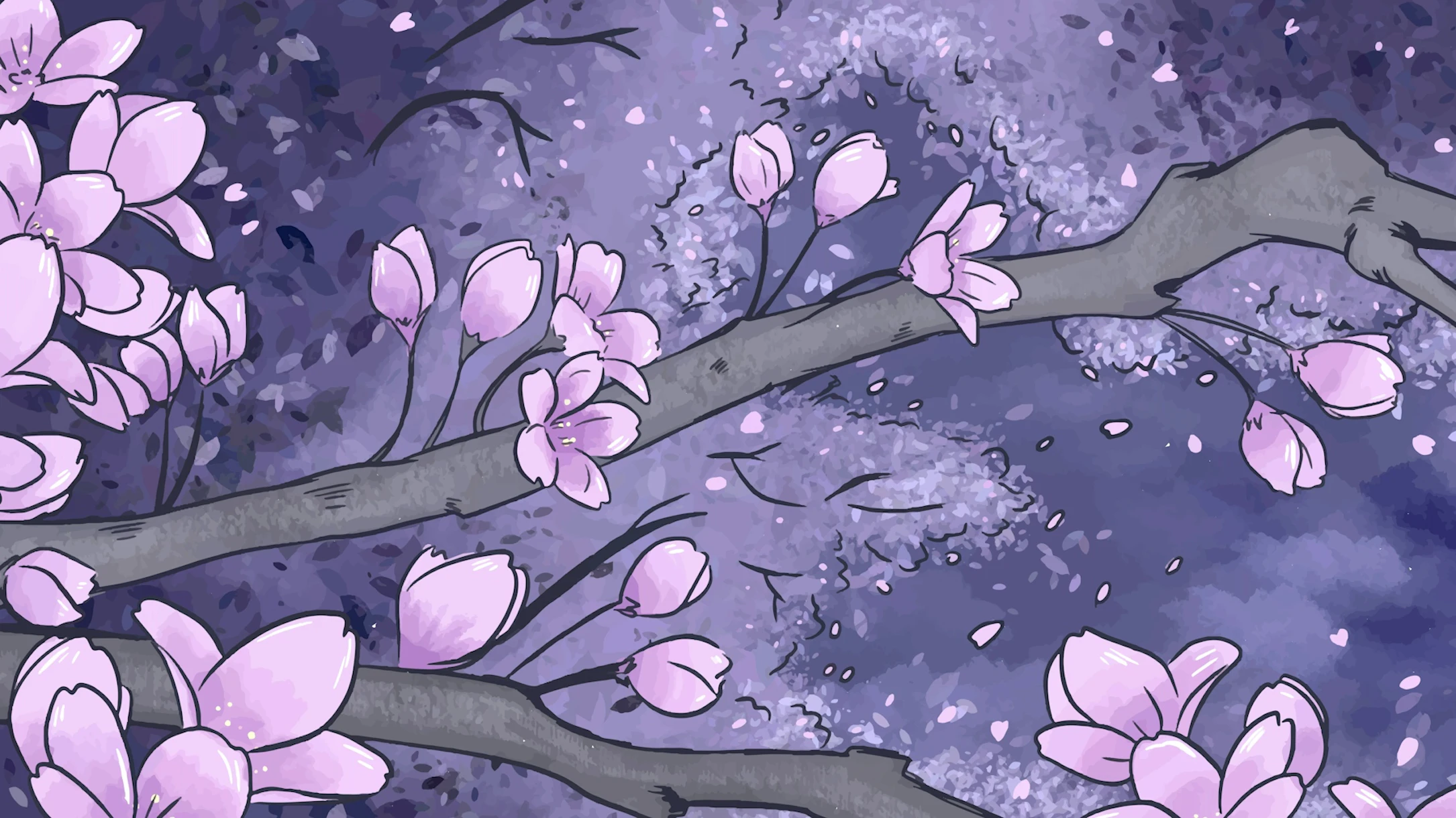 Japanese Spring Landscape Wallpaper - Happywall