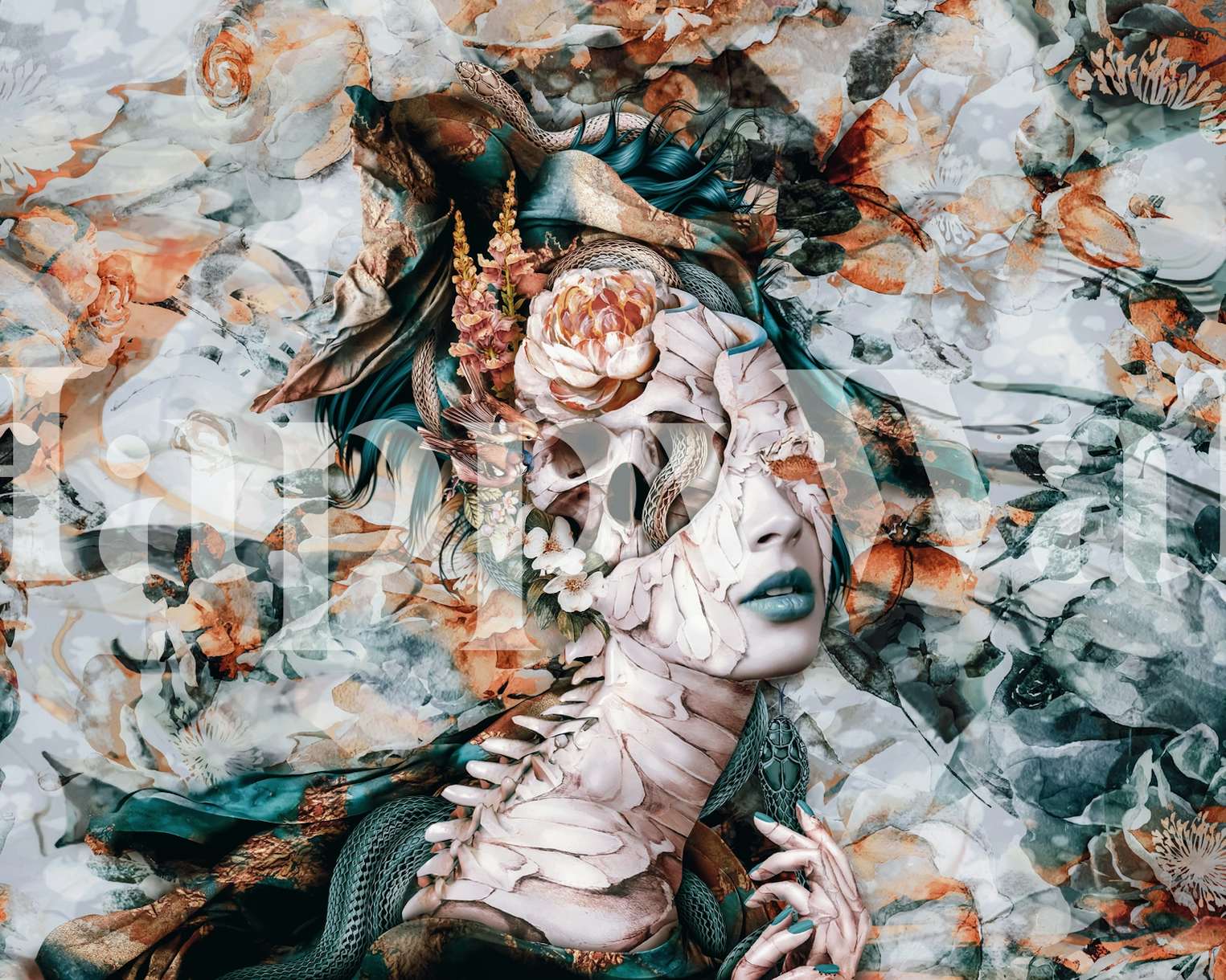 Buy Queen of Snakes II wallpaper - Happywall