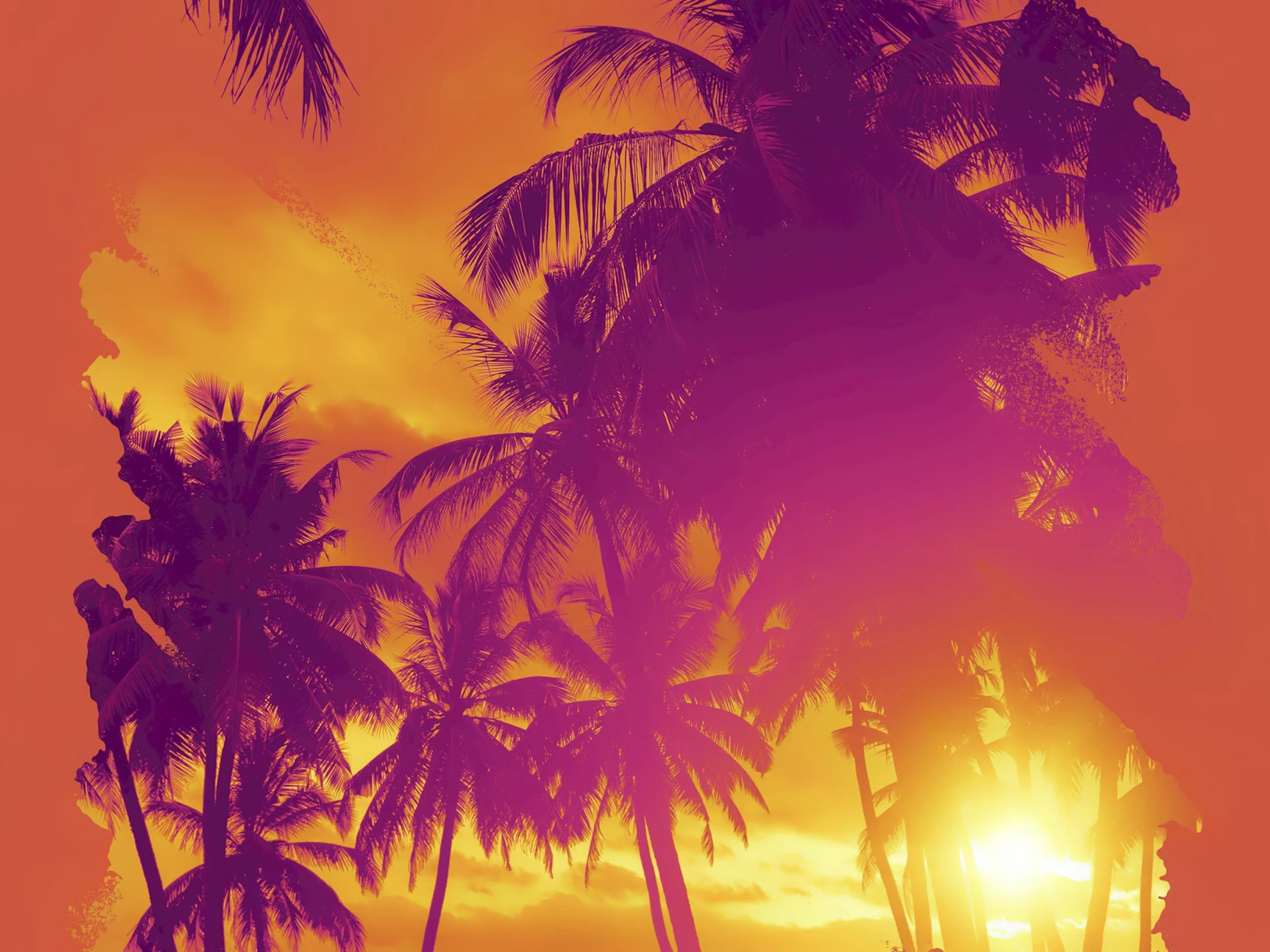 Retro Sunset Wallpaper - Happywall