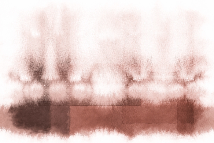 Rust Watercolor Horizon Wallpaper - Happywall