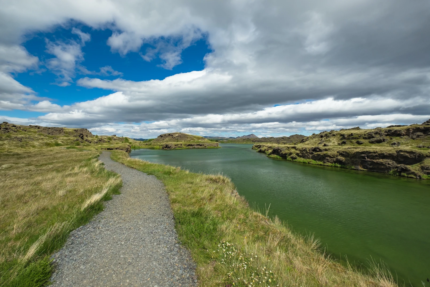 Lake Myvatn Wallpaper | Happywall