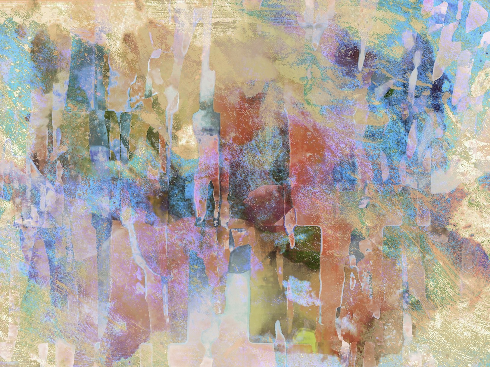 Pastel Vibes Abstract wallpaper | Happywall