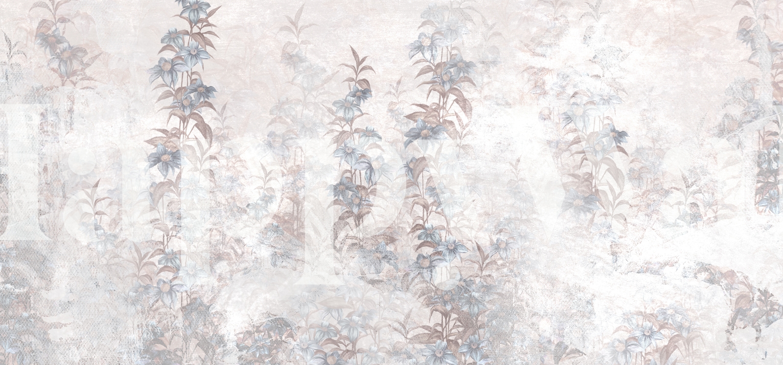 Beautiful Textured Floral Wallpaper for Bedroom