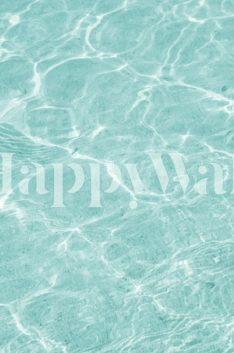Get a Soothing Vibe with Crystal Clear Soft Turquoise 2 Wallpaper ...