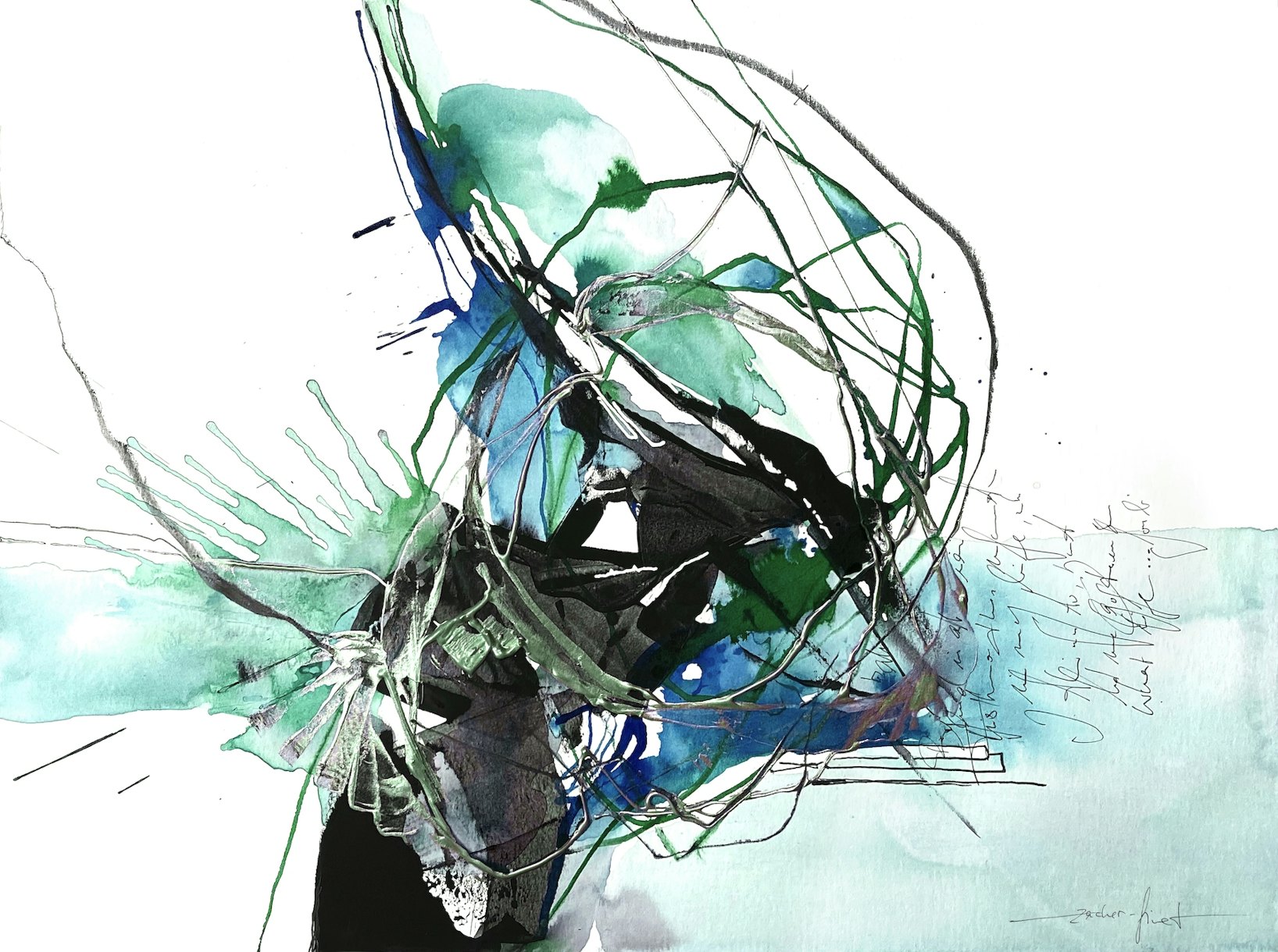 Wild Dance Abstact Art wallpaper | Happywall