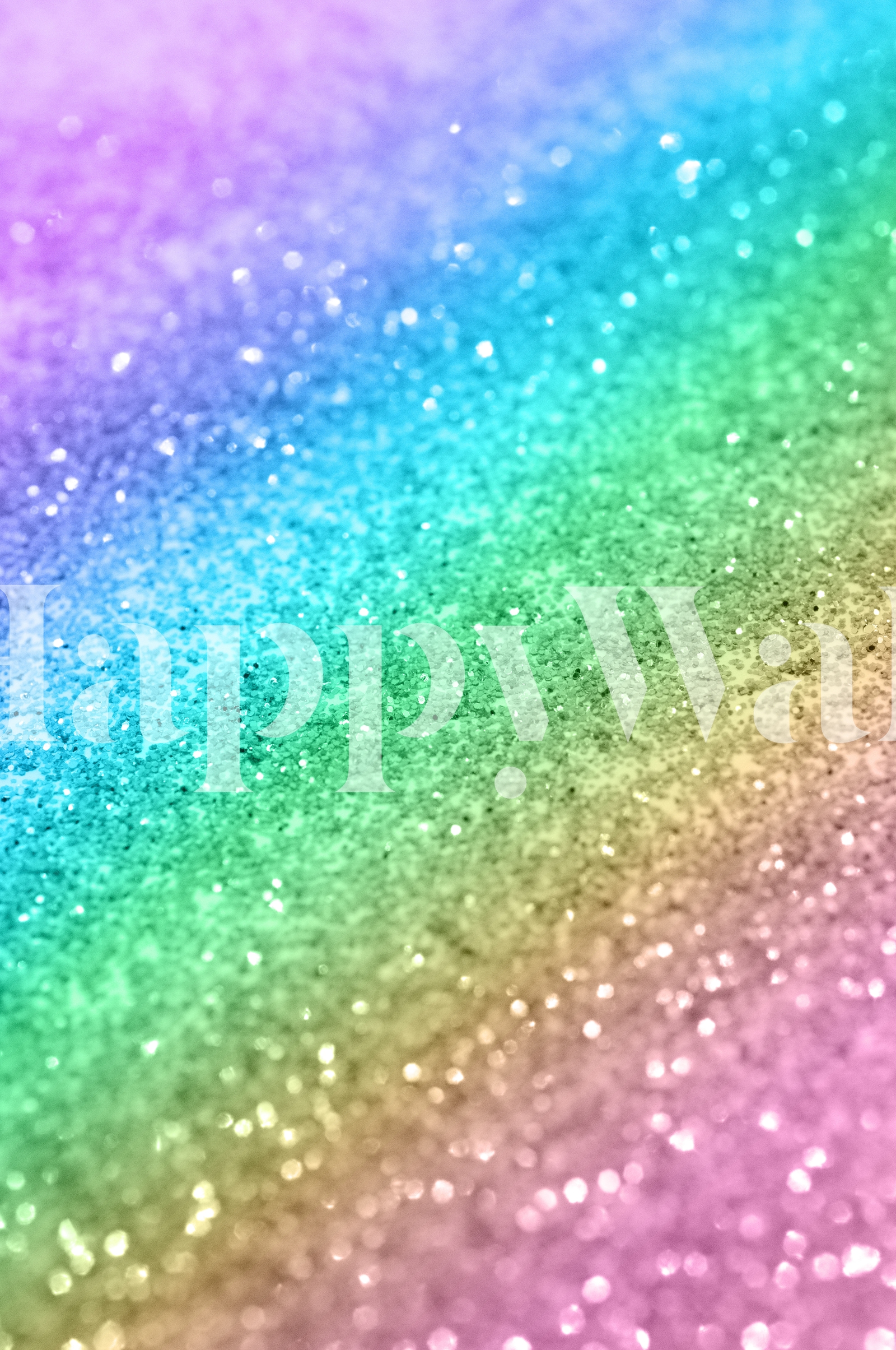 Rainbow Princess Glitter 1 Wallpaper | Happywall