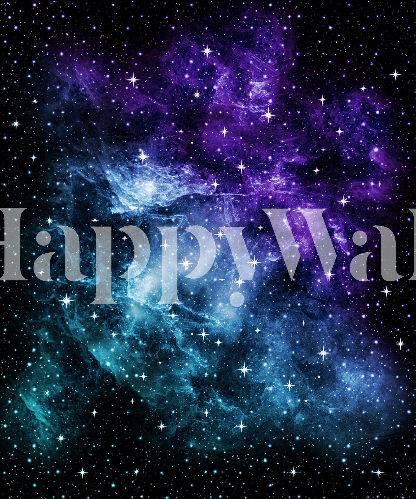 Purple Teal Galaxy Wallpaper for Bedroom