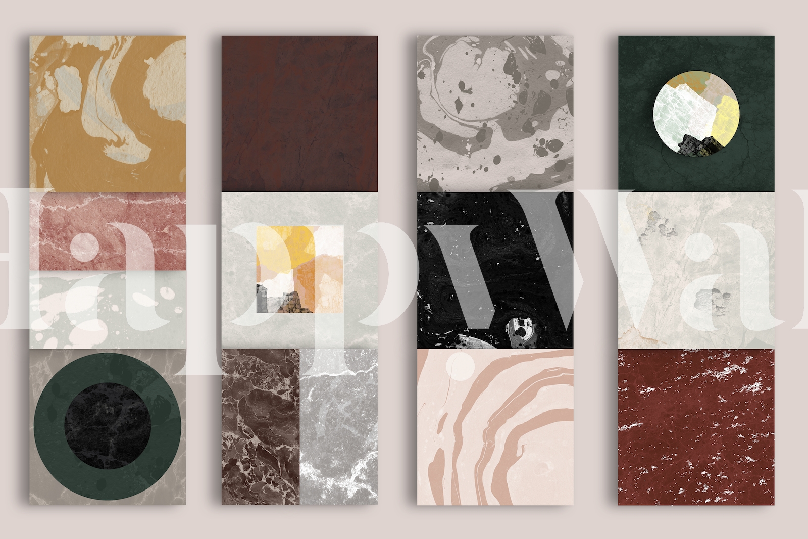 Buy Contemporary Modern Wall Wallpaper Online | Happywall