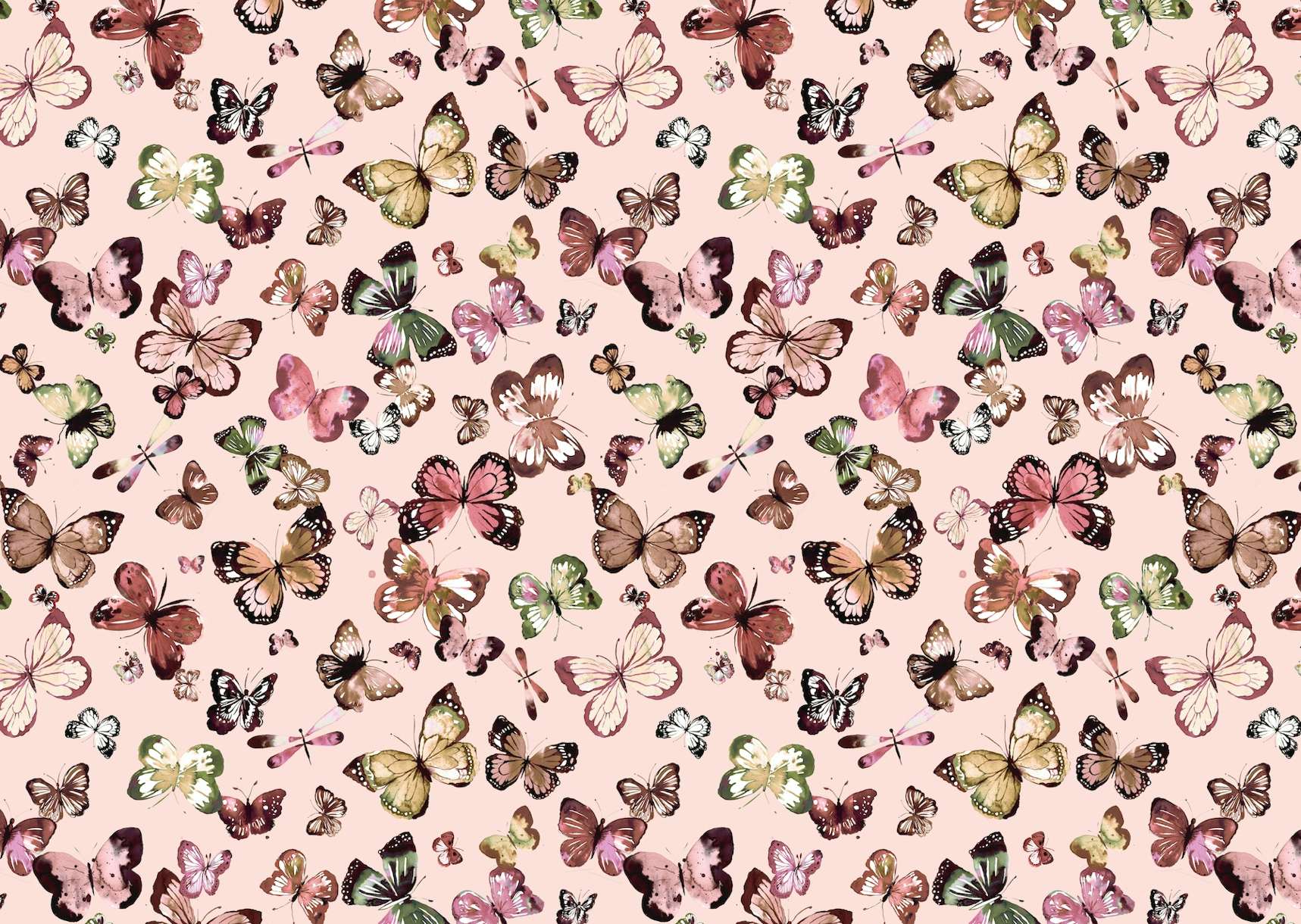 Pink Butterflies wallpaper - Happywall