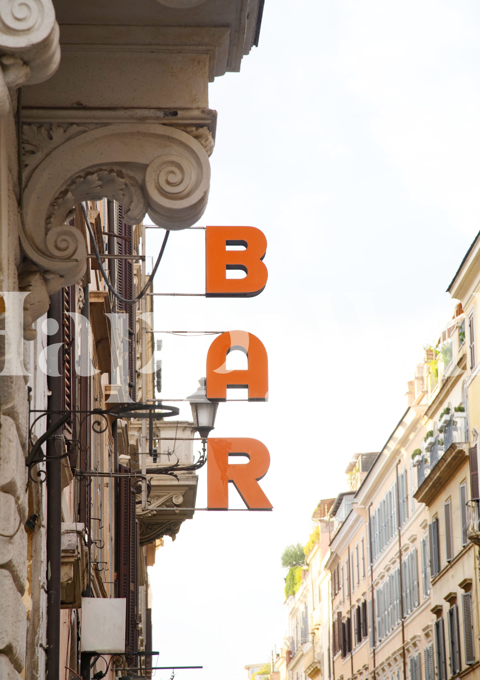 Buy Bar Sign in Rome 1 Wallpaper Online | Happywall.com