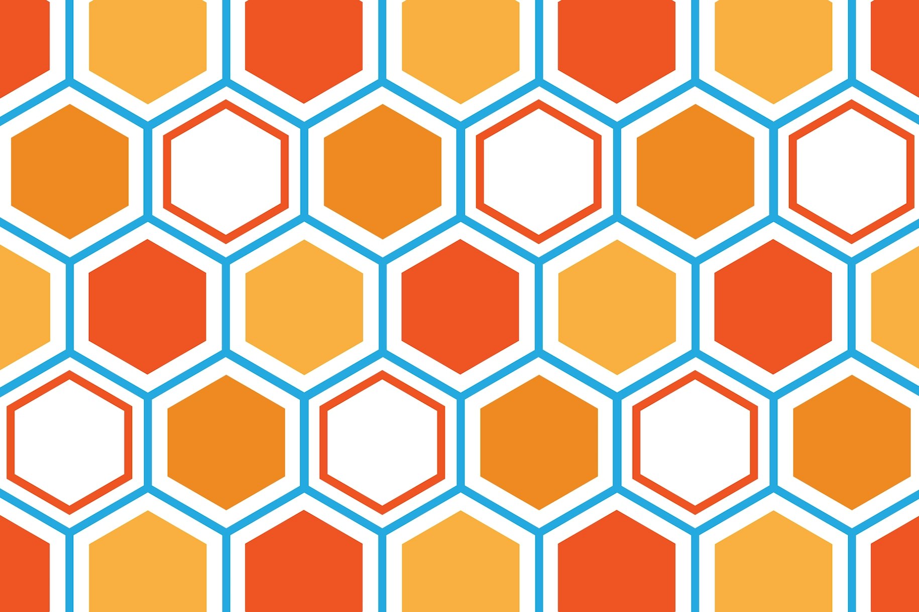 Hexagon abstract geometrical 6 wallpaper - Happywall