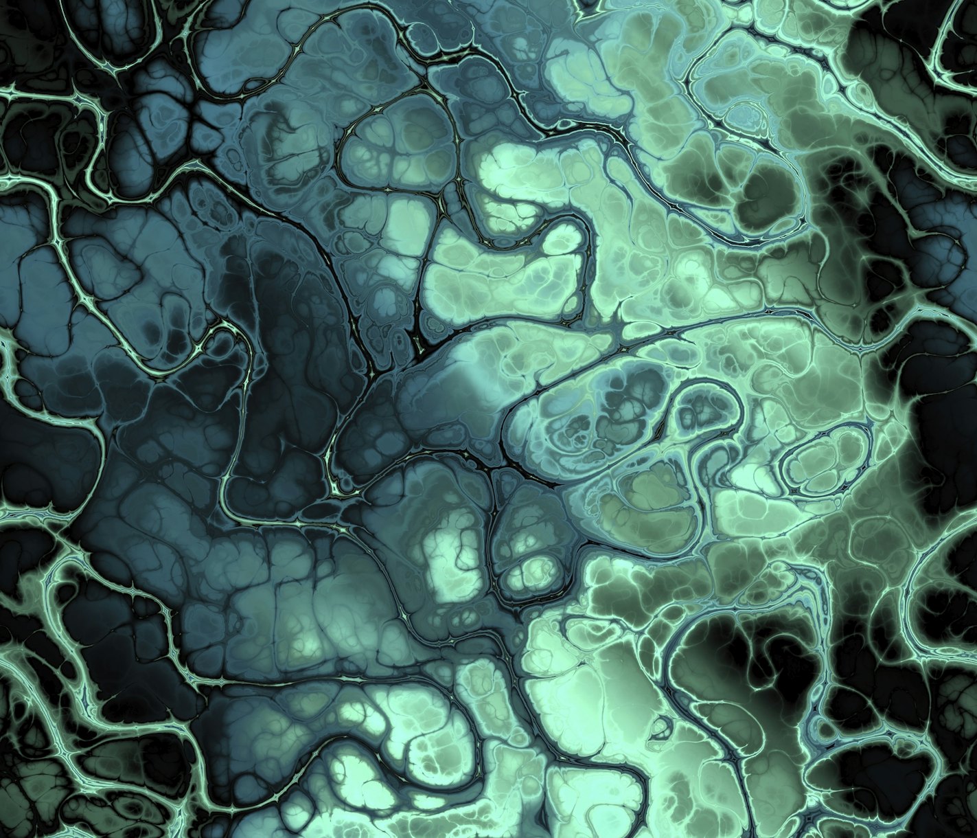 Ocean Vibes Fractal Design Wallpaper - Buy Now | Happywall