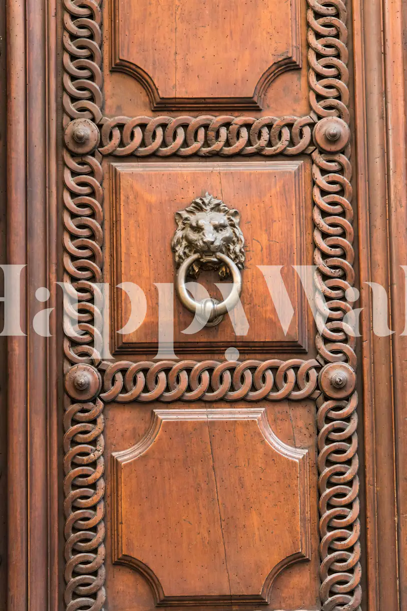 Buy Roman Door with Lion 1 wallpaper - Happywall