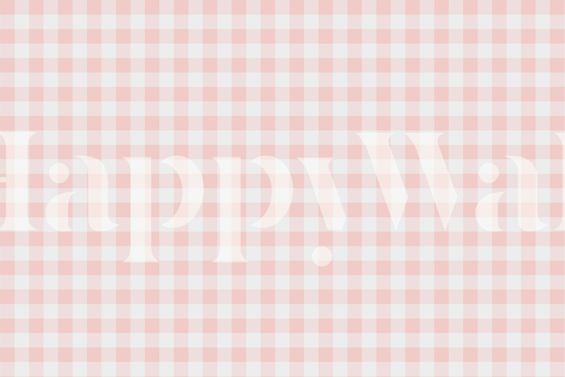 Rose Gingham Wallpaper - Buy Online | Happywall
