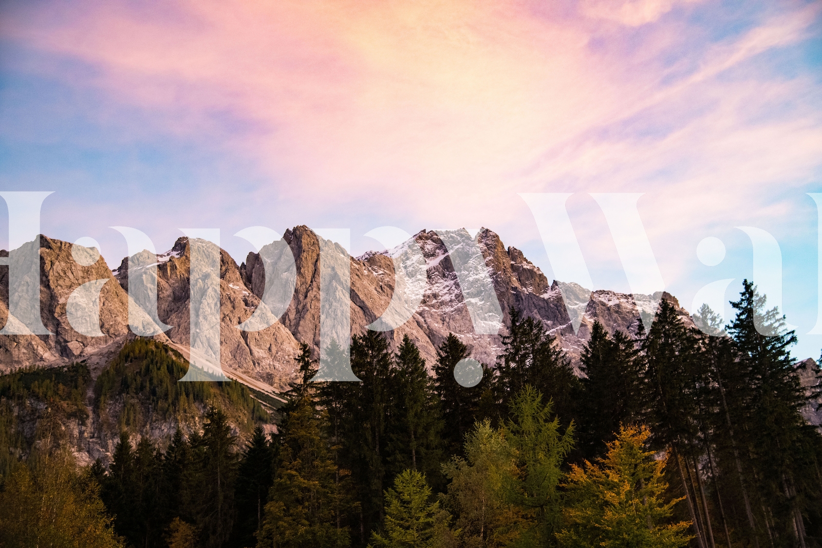 Mountain Sunset Bliss 2 Wallpaper - Buy Online on Happywall