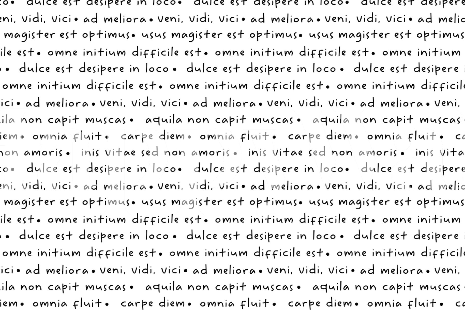 Latin Proverbs Wallpaper | Classical Wisdom Wall Mural | Happywall