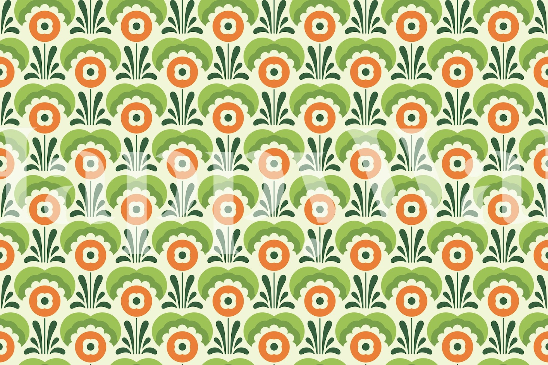 Granny Flowers Pattern Wallpaper - Buy Online | Happywall