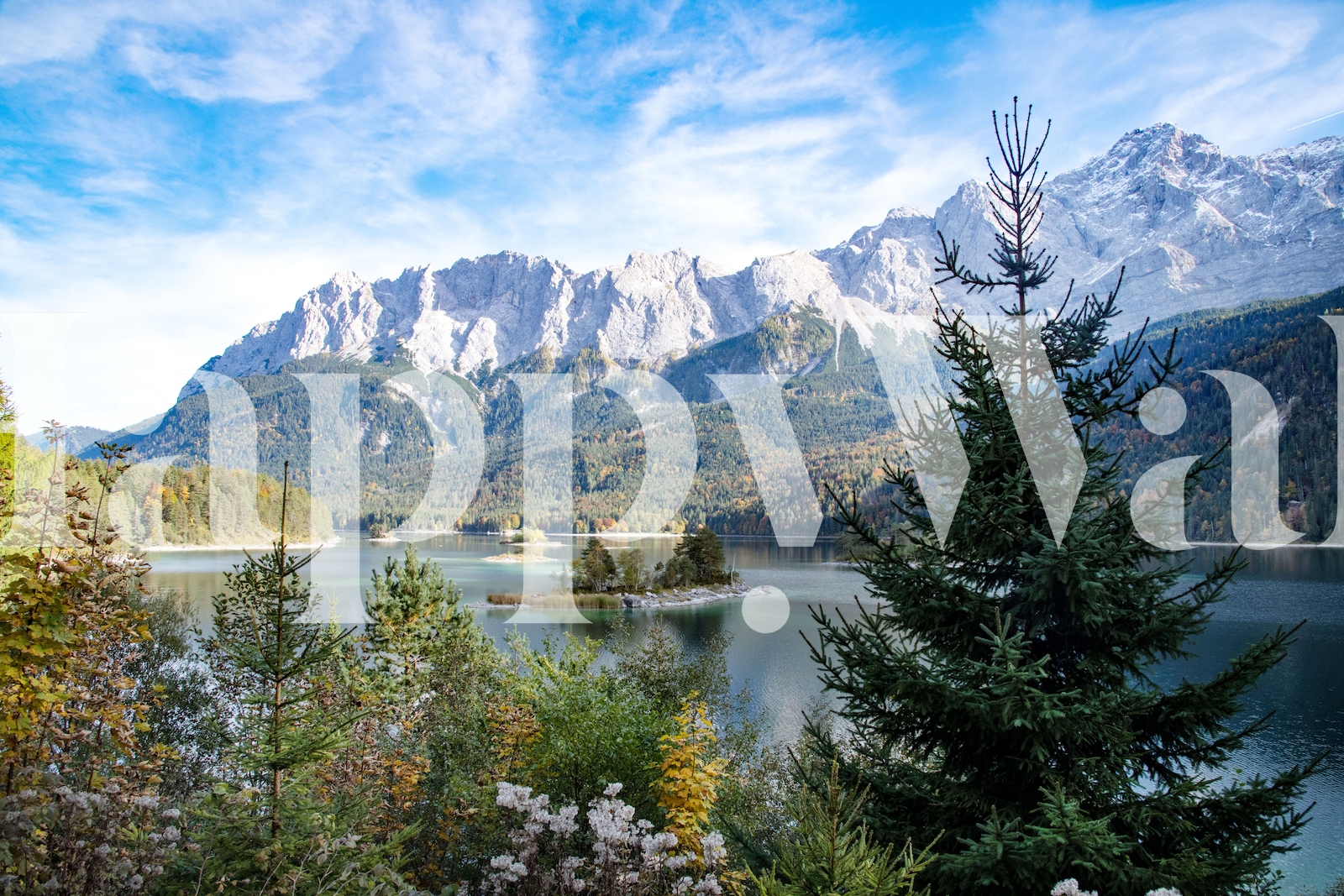 Mountain Lake Bliss 4 Wallpaper - Beautiful Nature Scenery