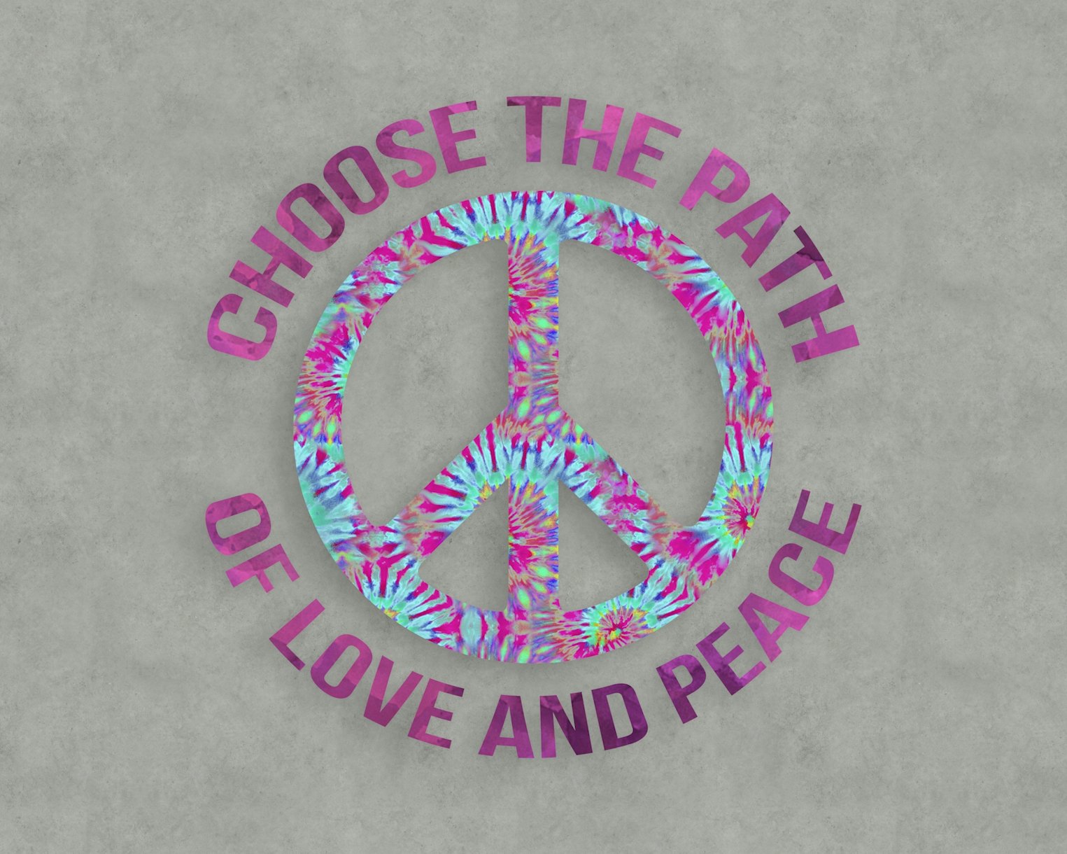 Groovy Hippie Style Peace Sign Wallpaper Happywall