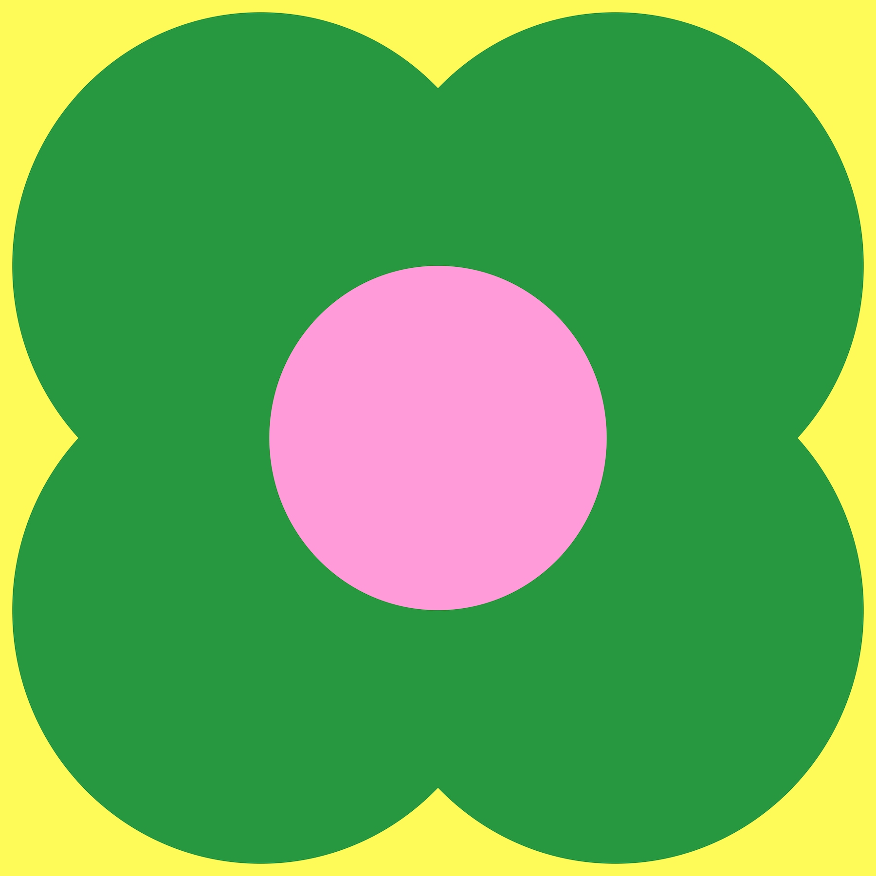 Retro Green Flower Wallpaper - Buy Online from Happywall.com