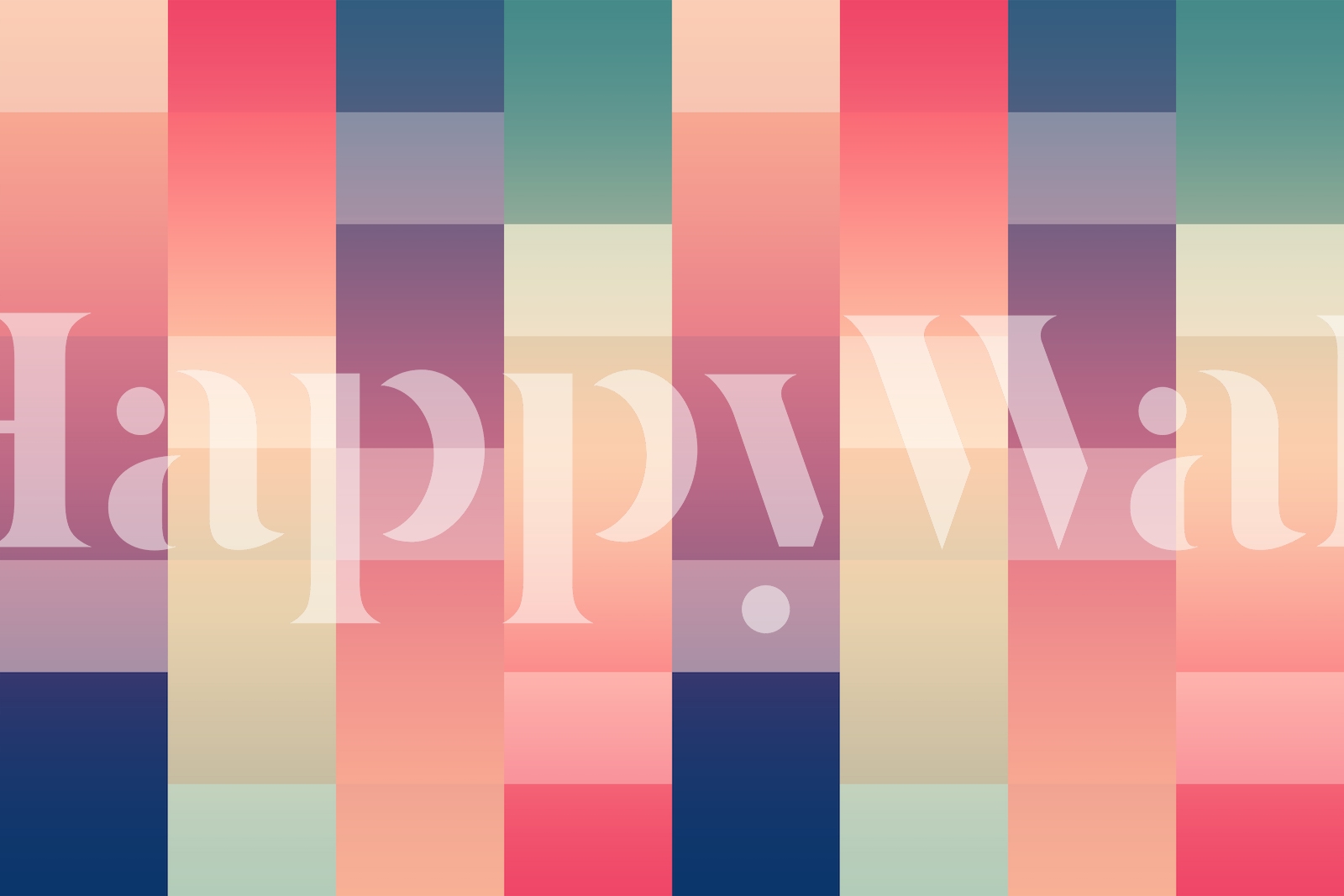 Abstract Geometric Sunset Wallpaper - Happywall