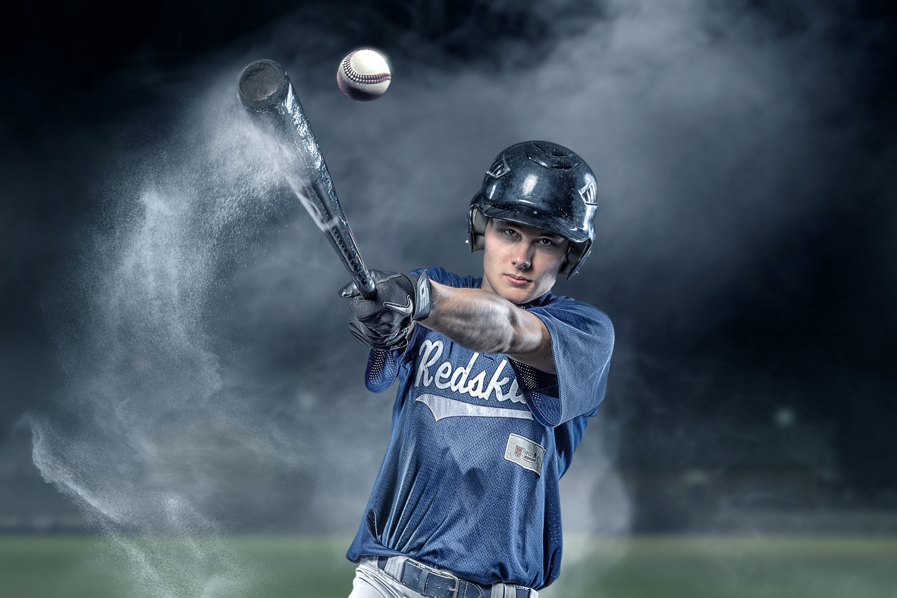 Baseball Hit Wallpaper - Happywall