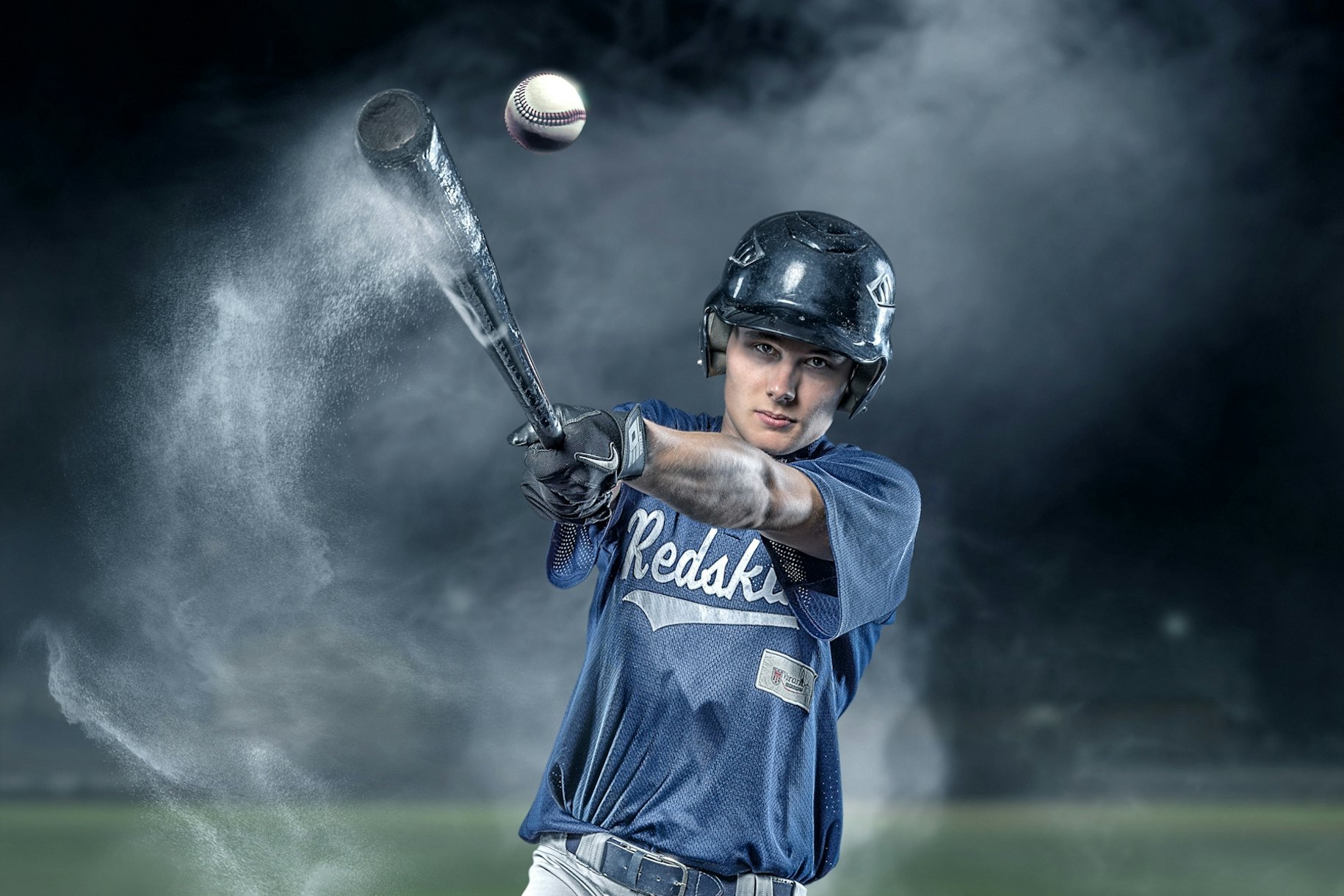 Baseball Hit Wallpaper - Happywall