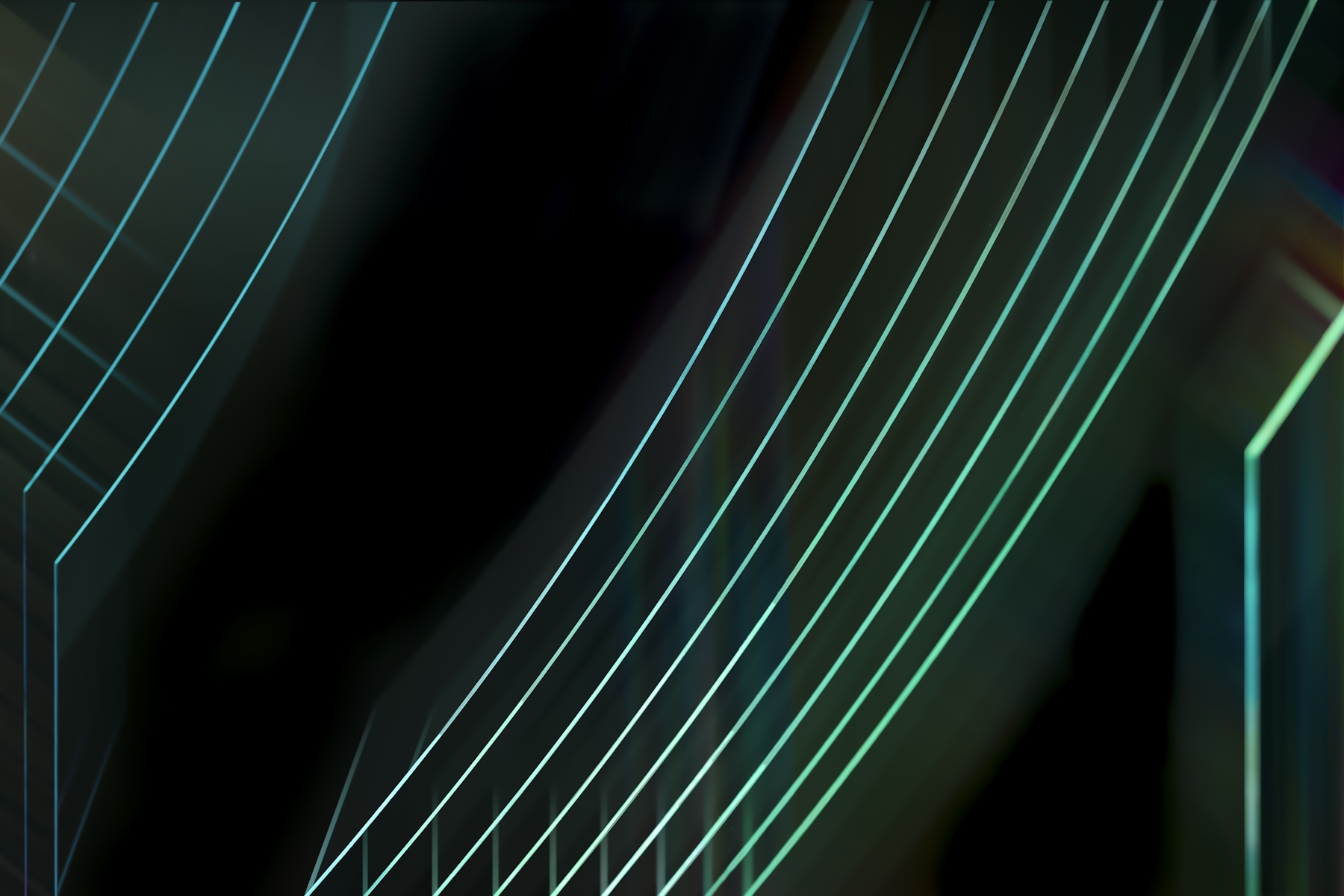 Green Lines Wallpaper - Buy Online | Happywall